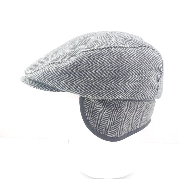 Broner | Accessories | Broner Wool Scully Cap Hat W Ear Flaps Plaid ...